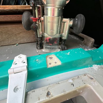 Mer arbete med skotbalken | Grinde 19